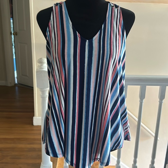 modern attraction | Tops | Women Colorful Stripe Top | Poshmark